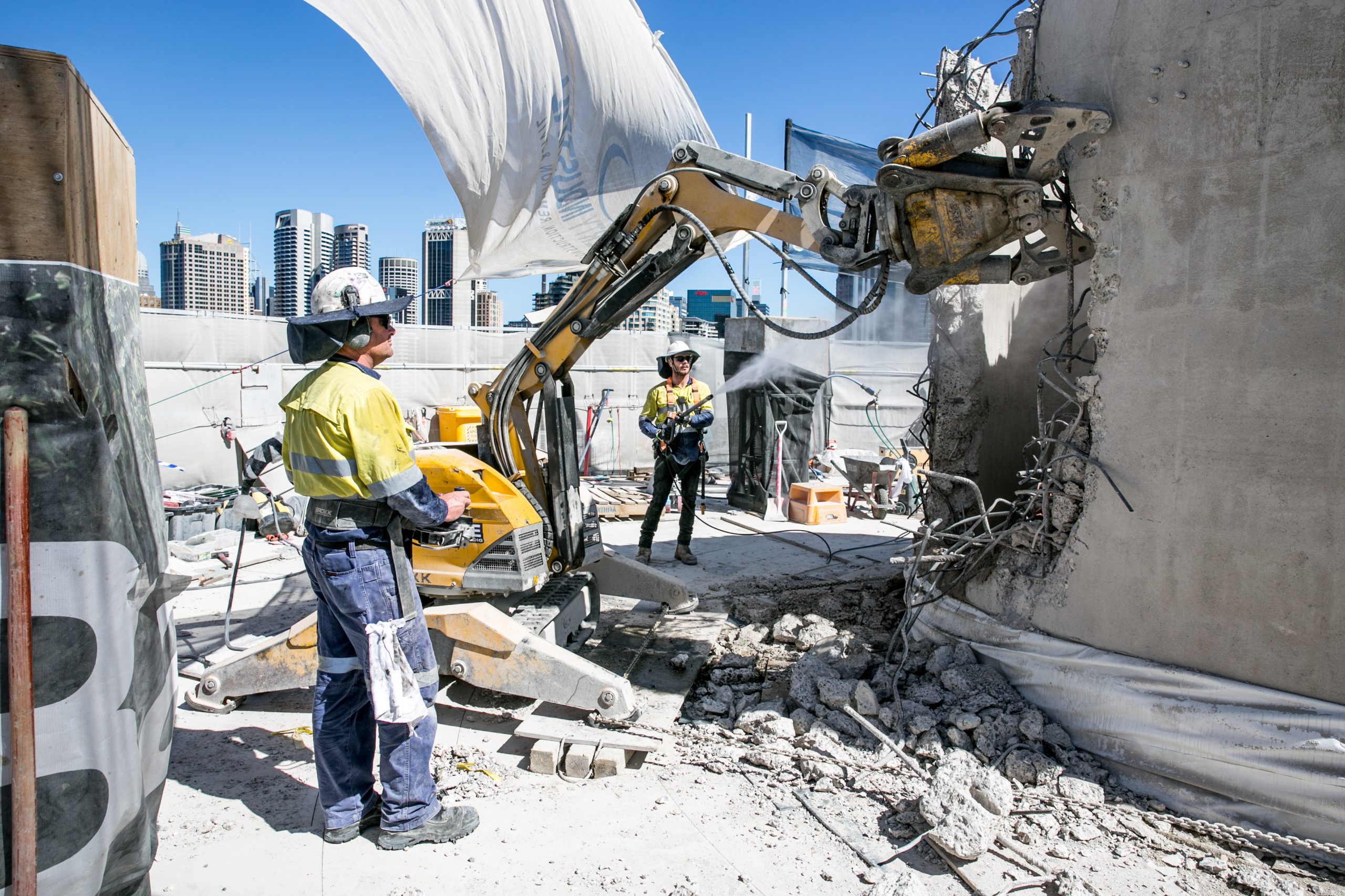 Sydney Harbour Control Tower Deconstruction - Liberty Industrial