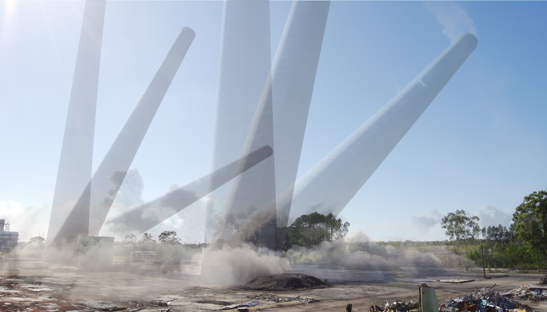 Remote Demolition of Wind Turbine - Liberty Industrial
