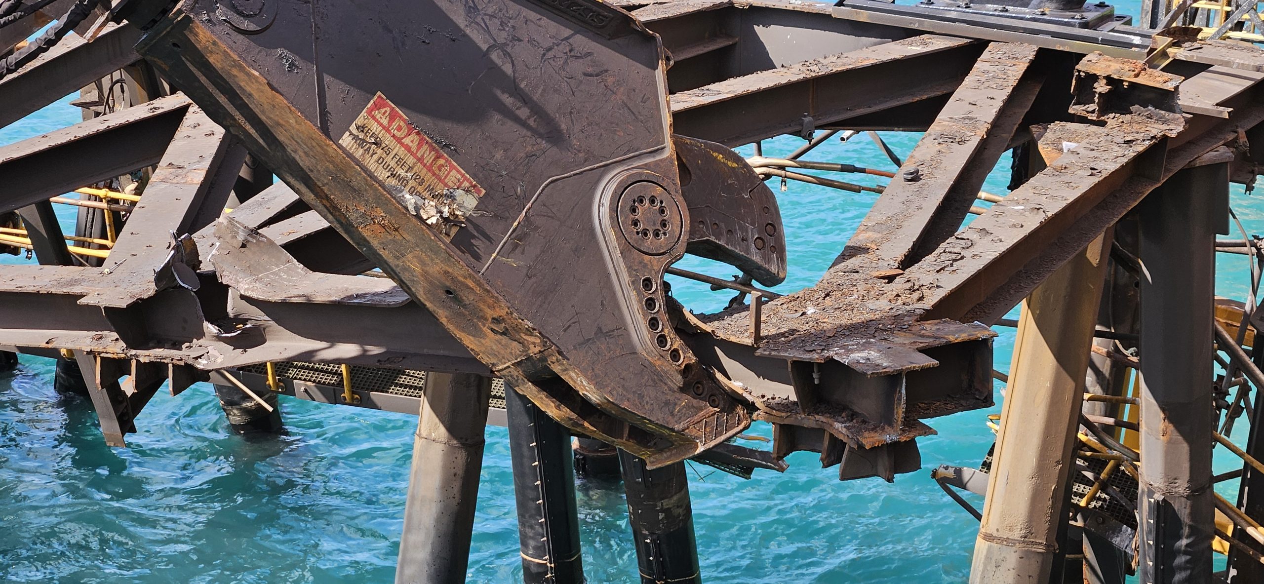 Liberty Industrial Decommissions Cyclone Damaged Wharf Using Sub Sea ...